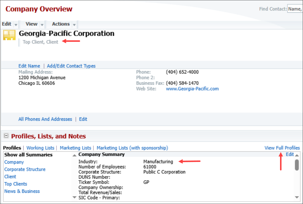 Overview of Leveraging Relationship Intelligence – InterAction Web Client