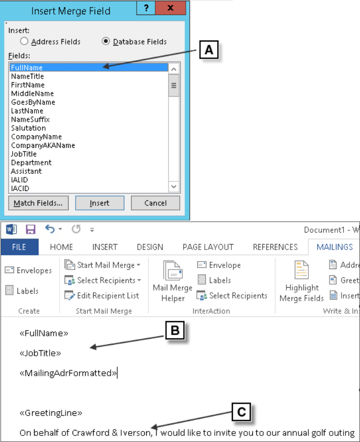 Using InterAction Contacts in a Mail Merge – InterAction® Web Client ...
